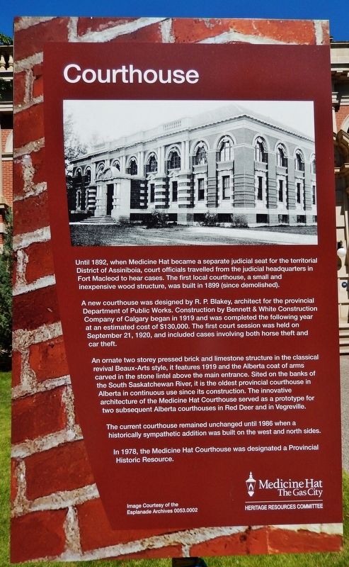 Courthouse Historical Marker