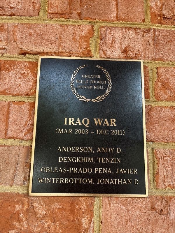 Iraq War Memorial, a War Memorial