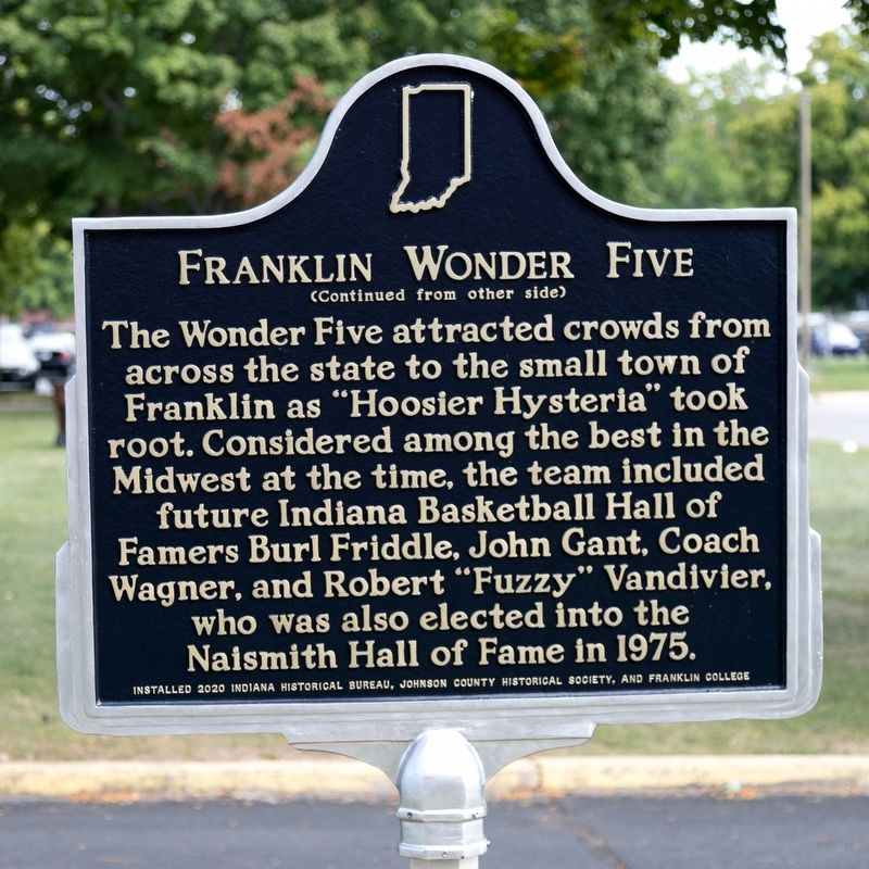 Franklin Wonder Five Historical Marker