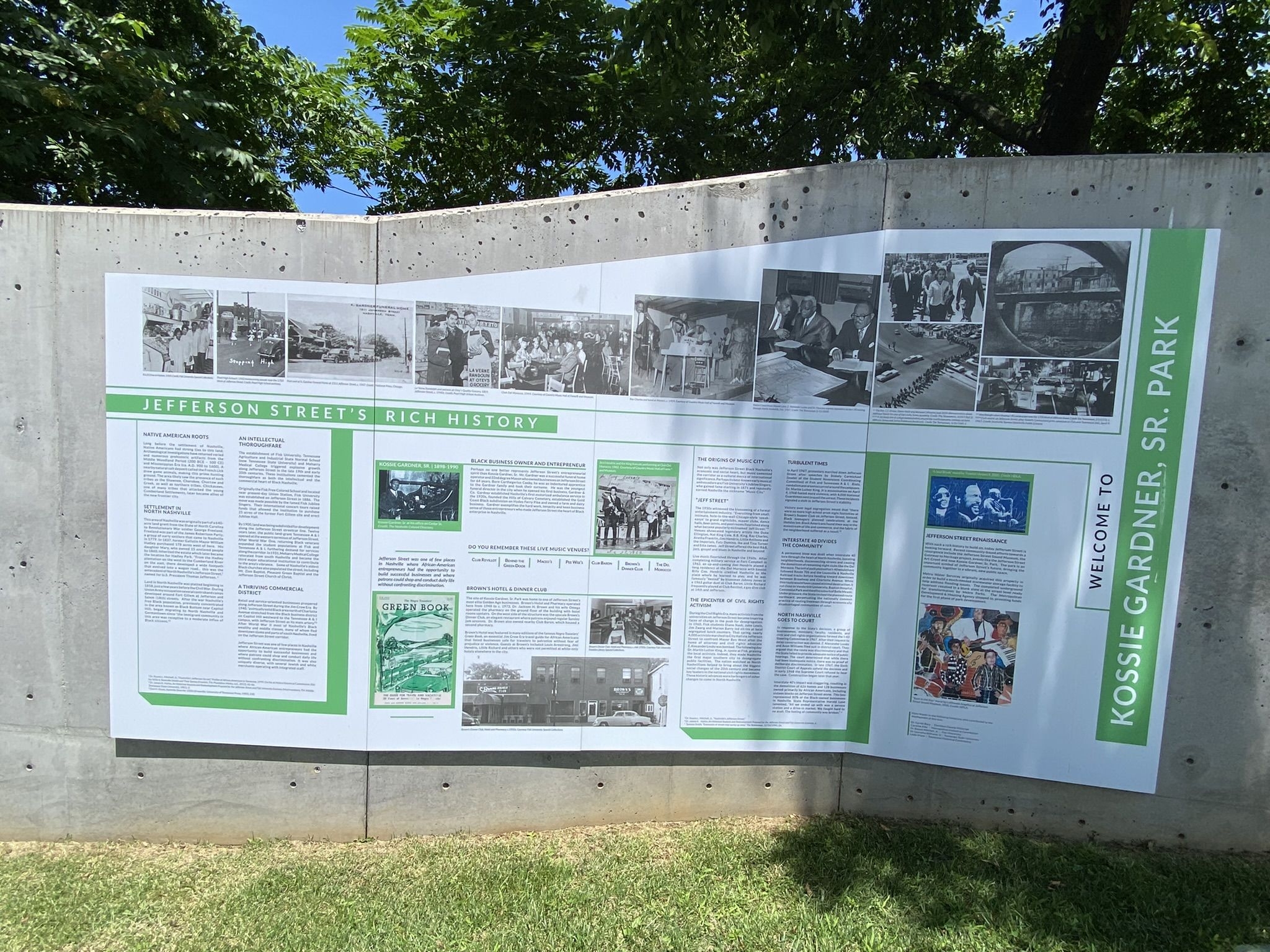 Photo: Jefferson Street's Rich History Marker