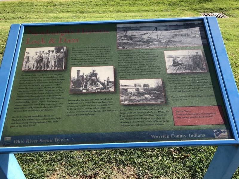 Newburgh's Historic Lock & Dam Historical Marker