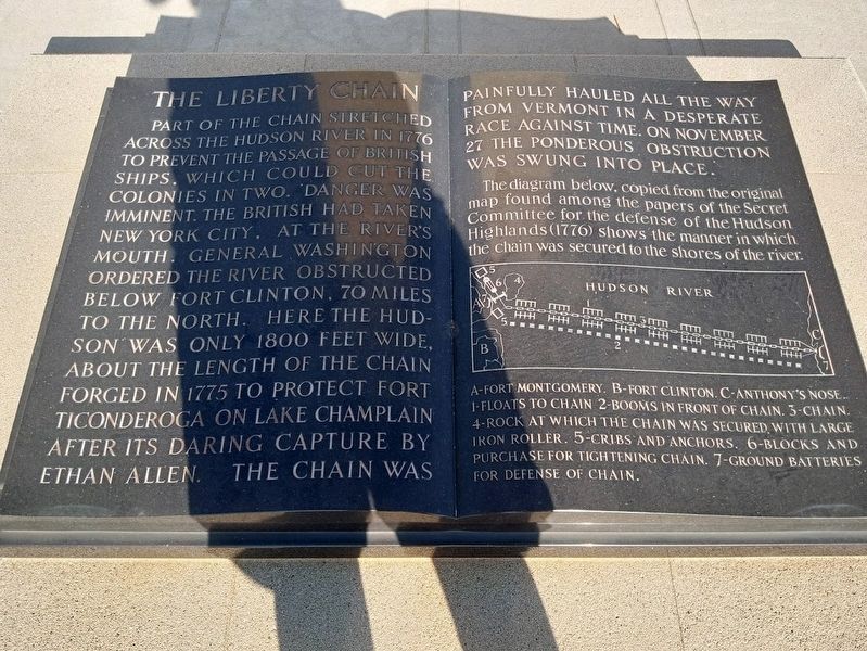 The Liberty Chain Historical Marker