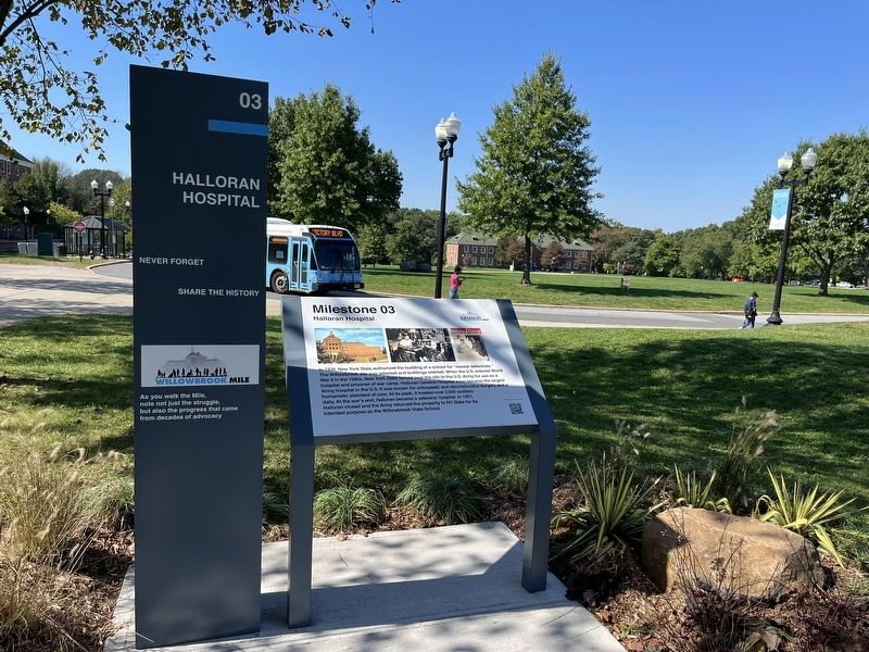 Halloran Hospital Historical Marker