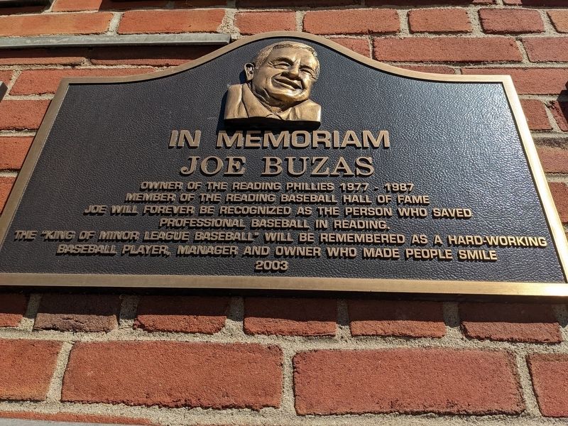 In Memoriam Joe Buzas Historical Marker