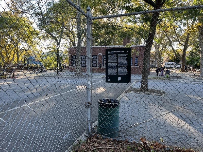 Bill Brown Playground Historical Marker