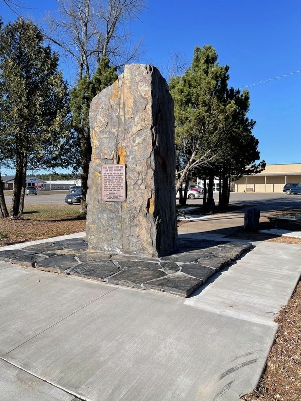 The First Test Pit on the Mesabi Historical Marker