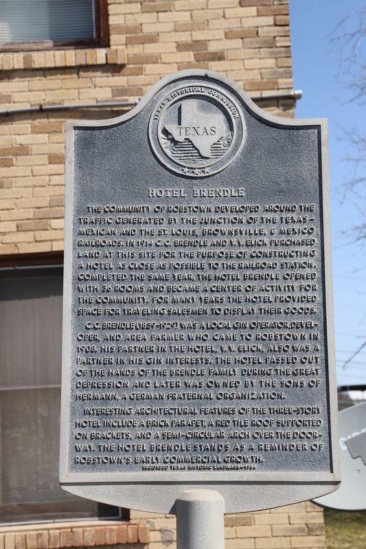 Hotel Brendle Historical Marker