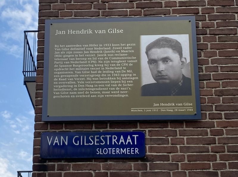 Jan Hendrik van Gilse Historical Marker