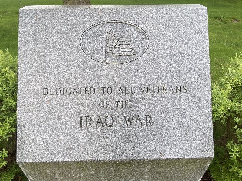 Dedicated to all Veterans of the Iraq War, a War Memorial