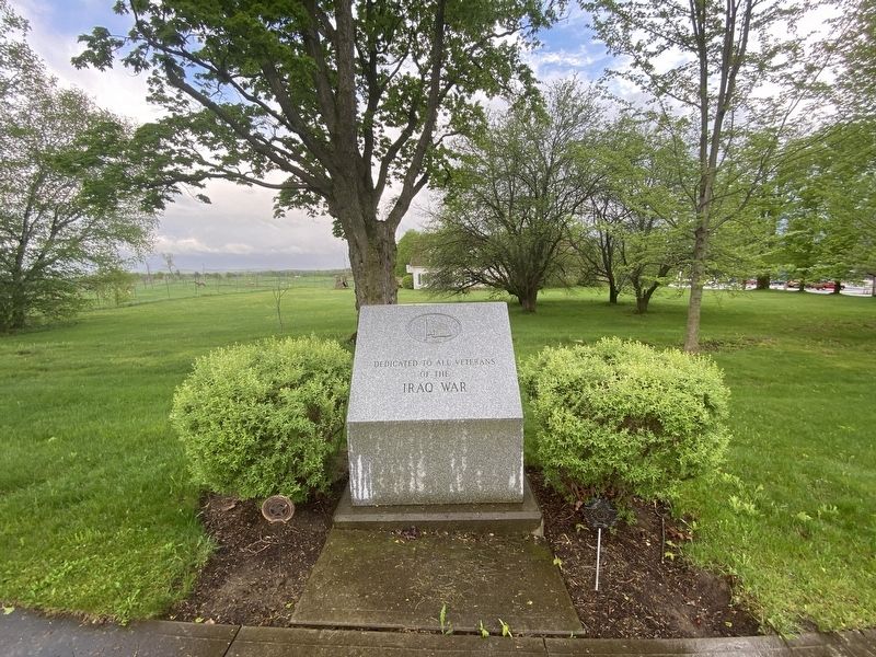 Dedicated to all Veterans of the Iraq War, a War Memorial