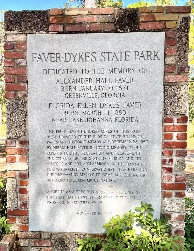 Welcome to Hiram Faver Trail Historical Marker