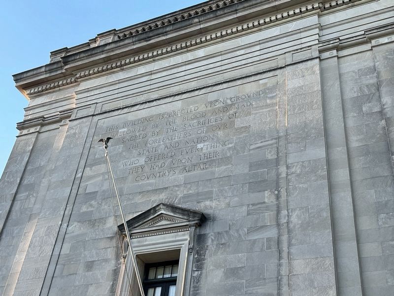 New Jersey State House Annex Dedication, a War Memorial
