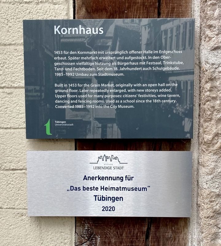 Kornhaus Historical Marker