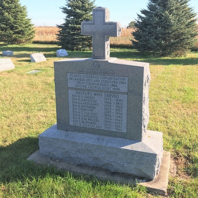 St. Paulus Lutheran Historical Marker