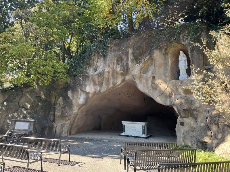 Grotto of Lourdes Historical Marker