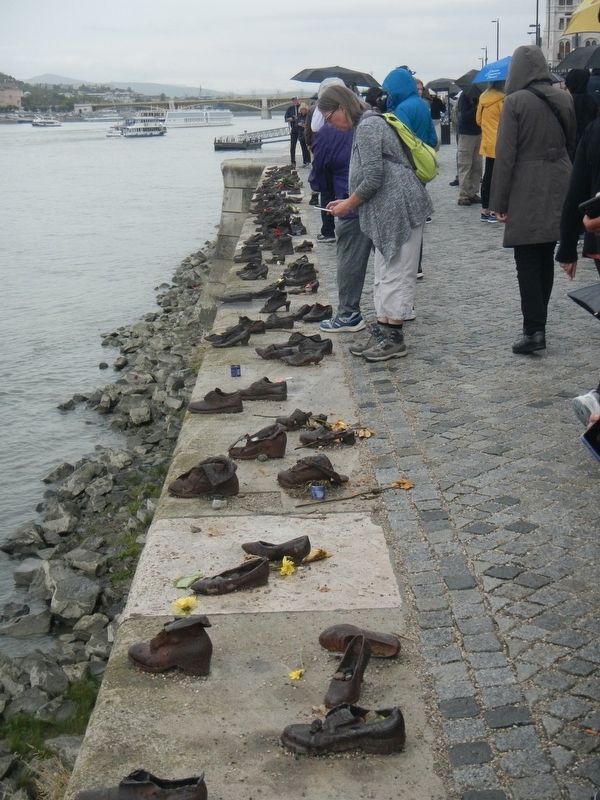 "Shoes on the Danube Bank" Historical Marker