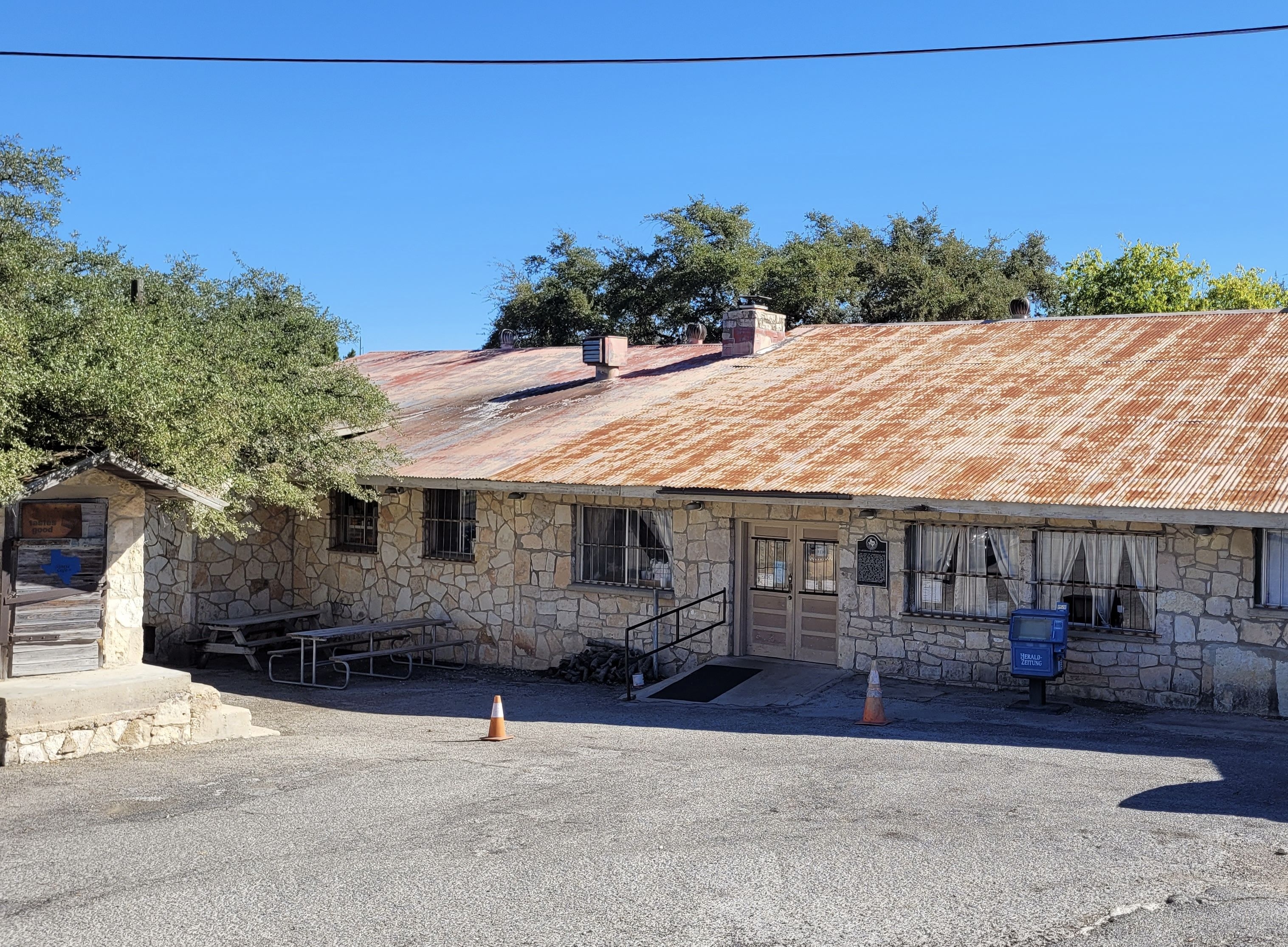 Photo: The Startzville Community Marker and Startz Cafe