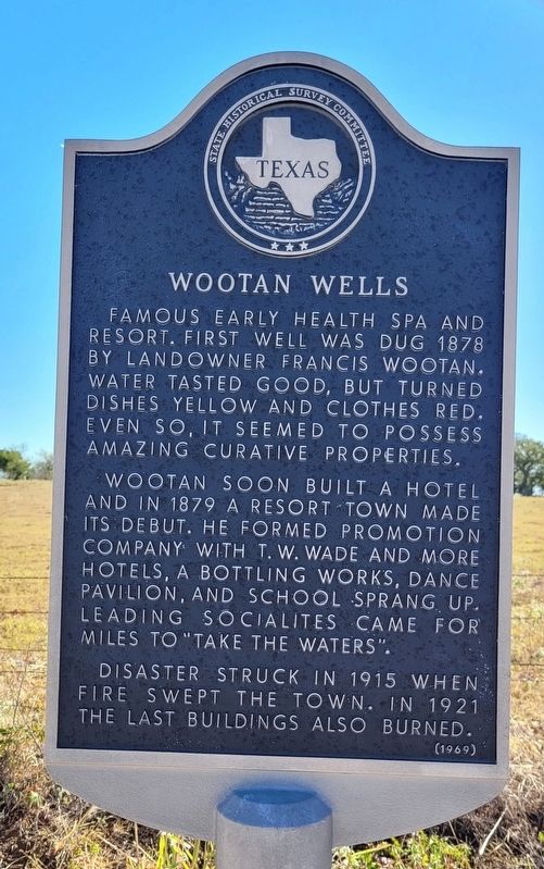 Wootan Wells Historical Marker