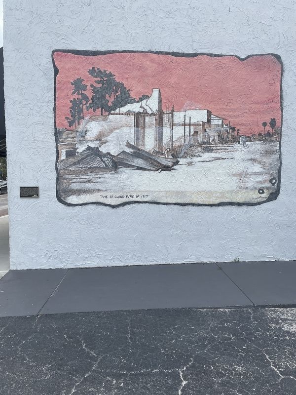 The Great Fire of 1917 Historical Marker