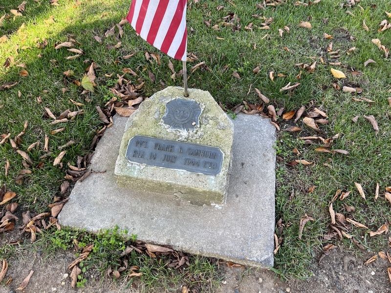 Pvt. Frank B. Camburn, a War Memorial