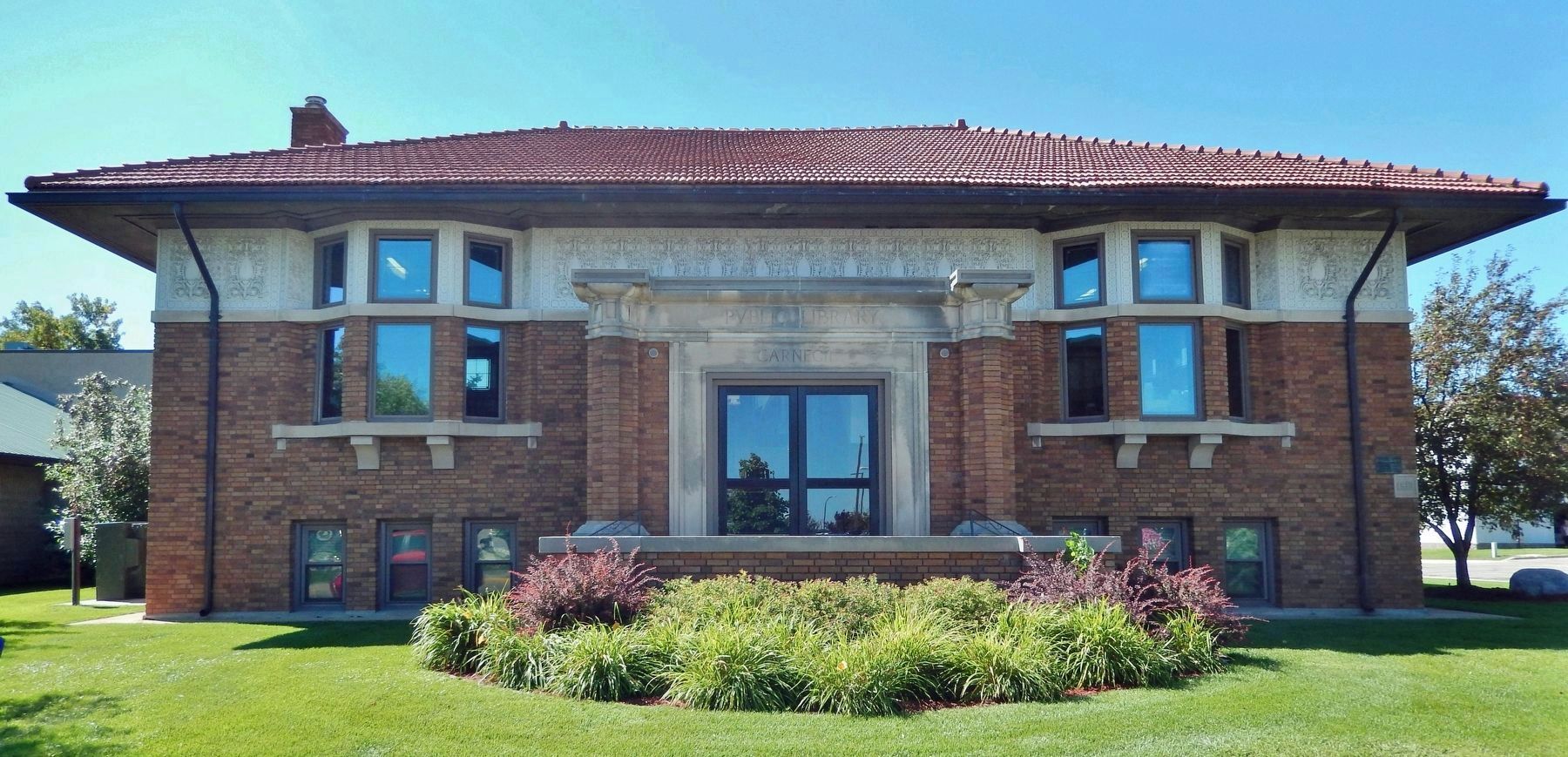 Detroit Lakes Carnegie Library Historical Marker