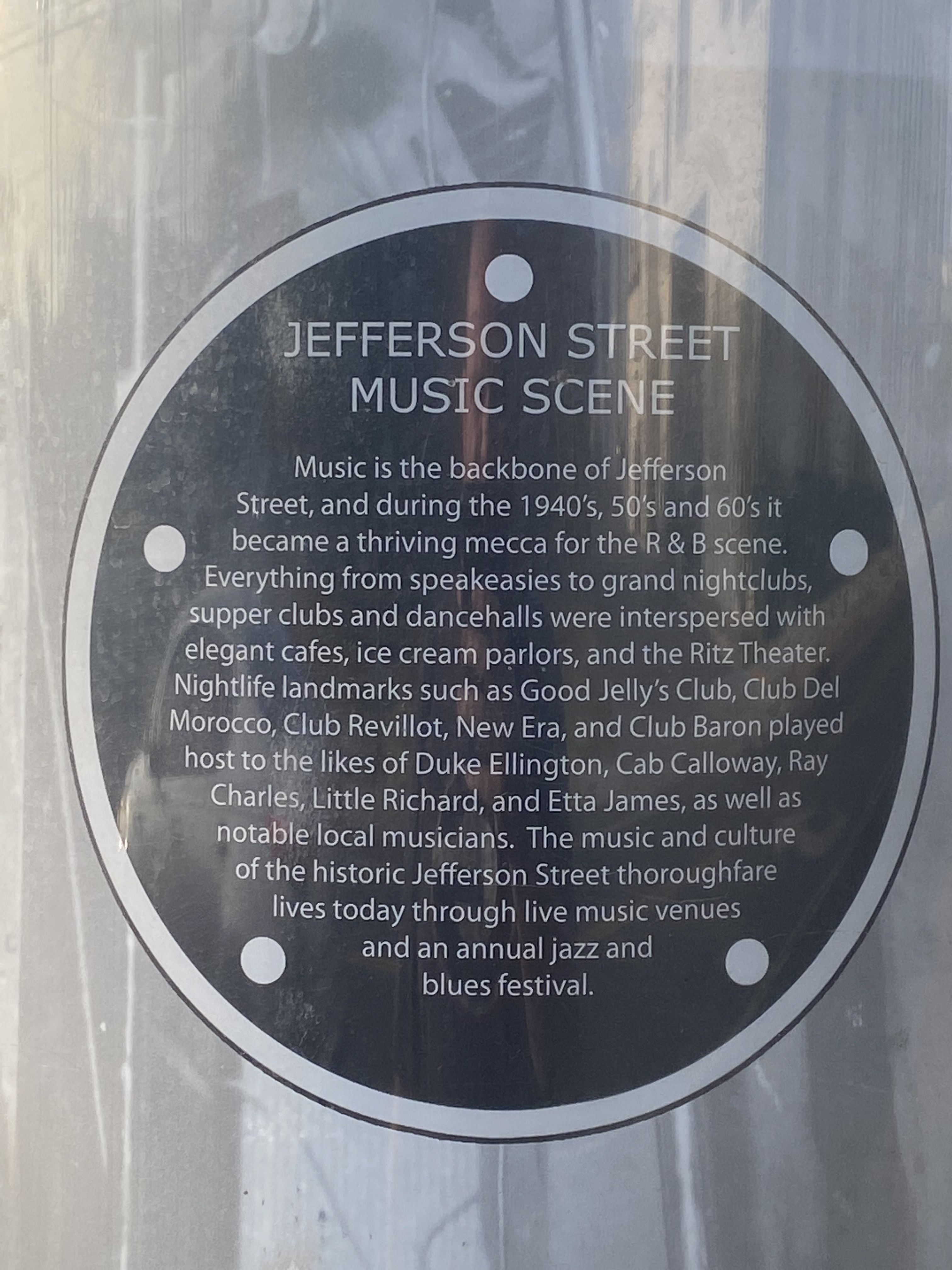 Photo: Jefferson Street Music Scene Marker