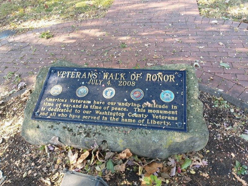Veterans Walk Of Honor, a War Memorial