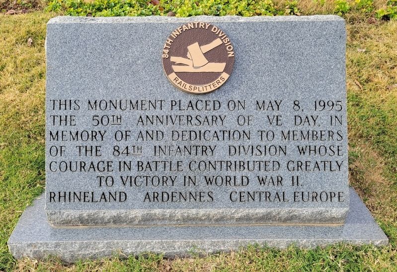 84th Infantry Division, a War Memorial