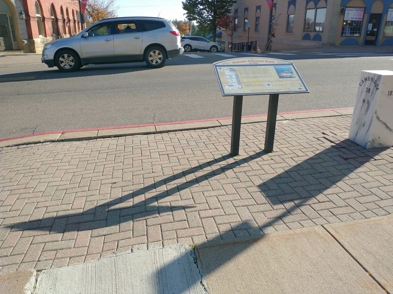 The Historic National Road in Ohio Historical Marker
