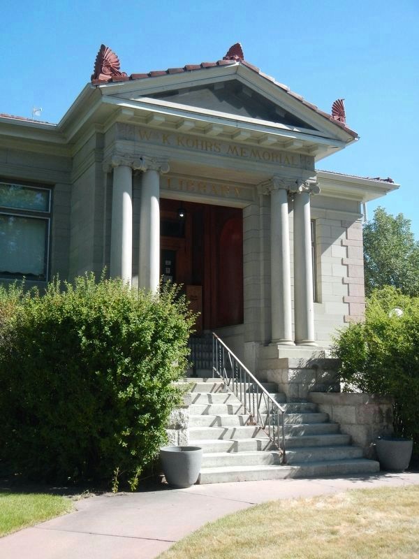William K. Kohrs Memorial Library Historical Marker