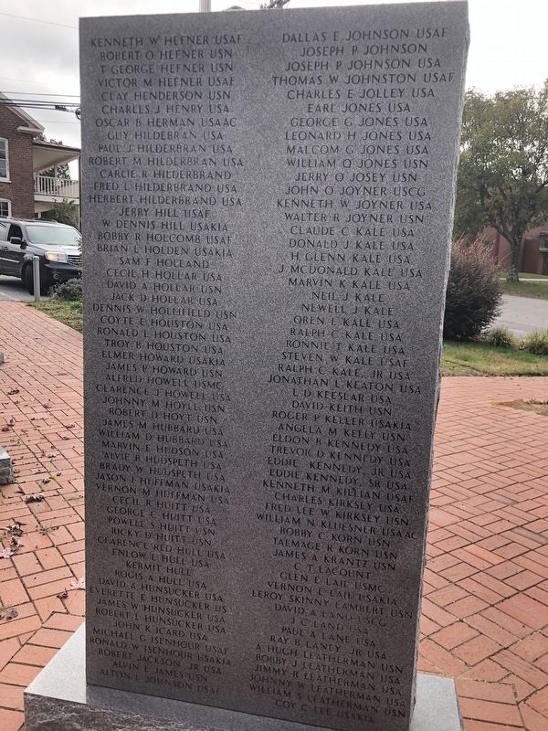 Town of Catawba Veterans Garden of Honor, a War Memorial