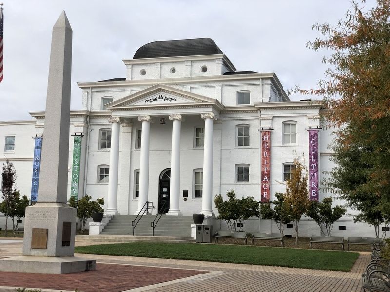 Former Wilkes County Courthouse Historical Marker