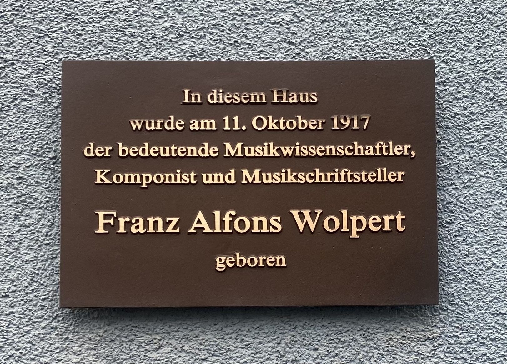 Photo: Franz Alfons Wolpert Marker