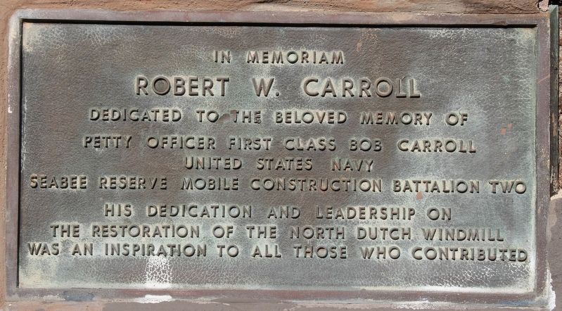 North Dutch Windmill Historical Marker