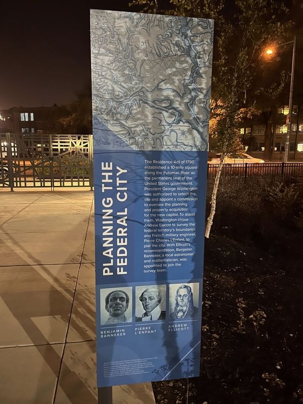 Planning the Federal City Historical Marker