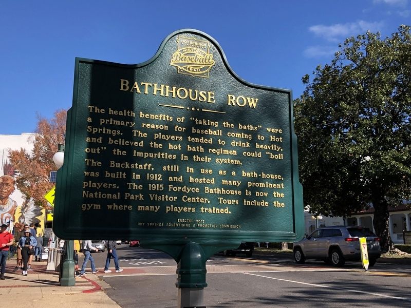 Bathhouse Row Historical Marker