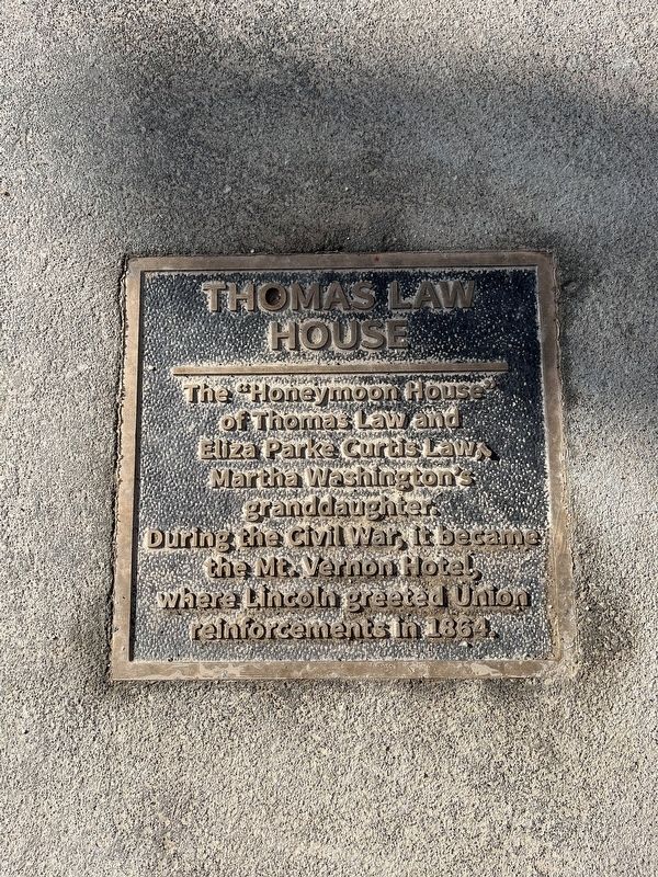 Thomas Law House Historical Marker