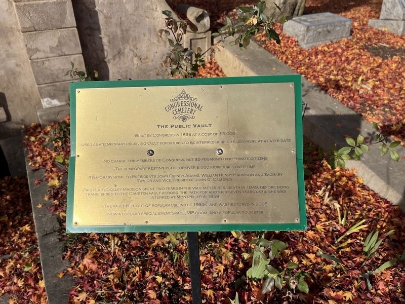 The Public Vault Historical Marker