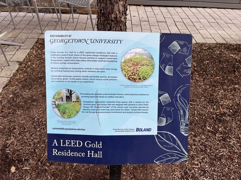 Sustainability at Georgetown University Historical Marker