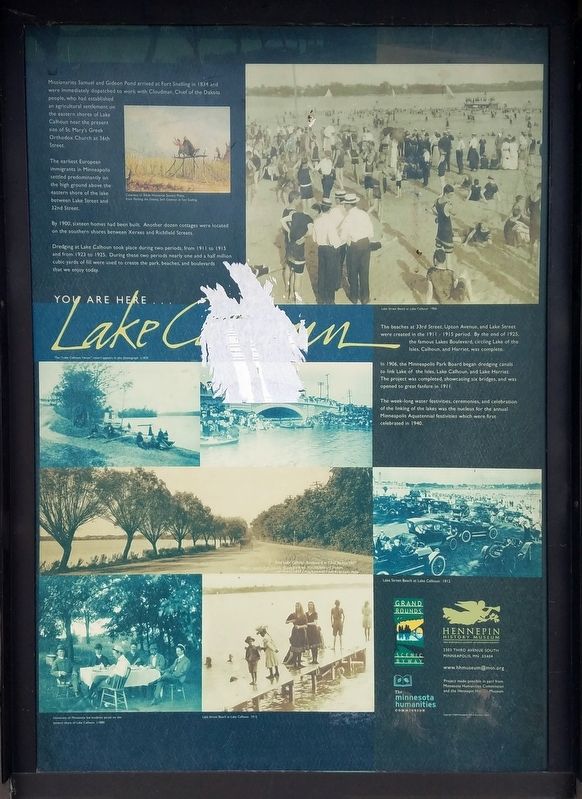 You Are Here… Lake Calhoun Historical Marker