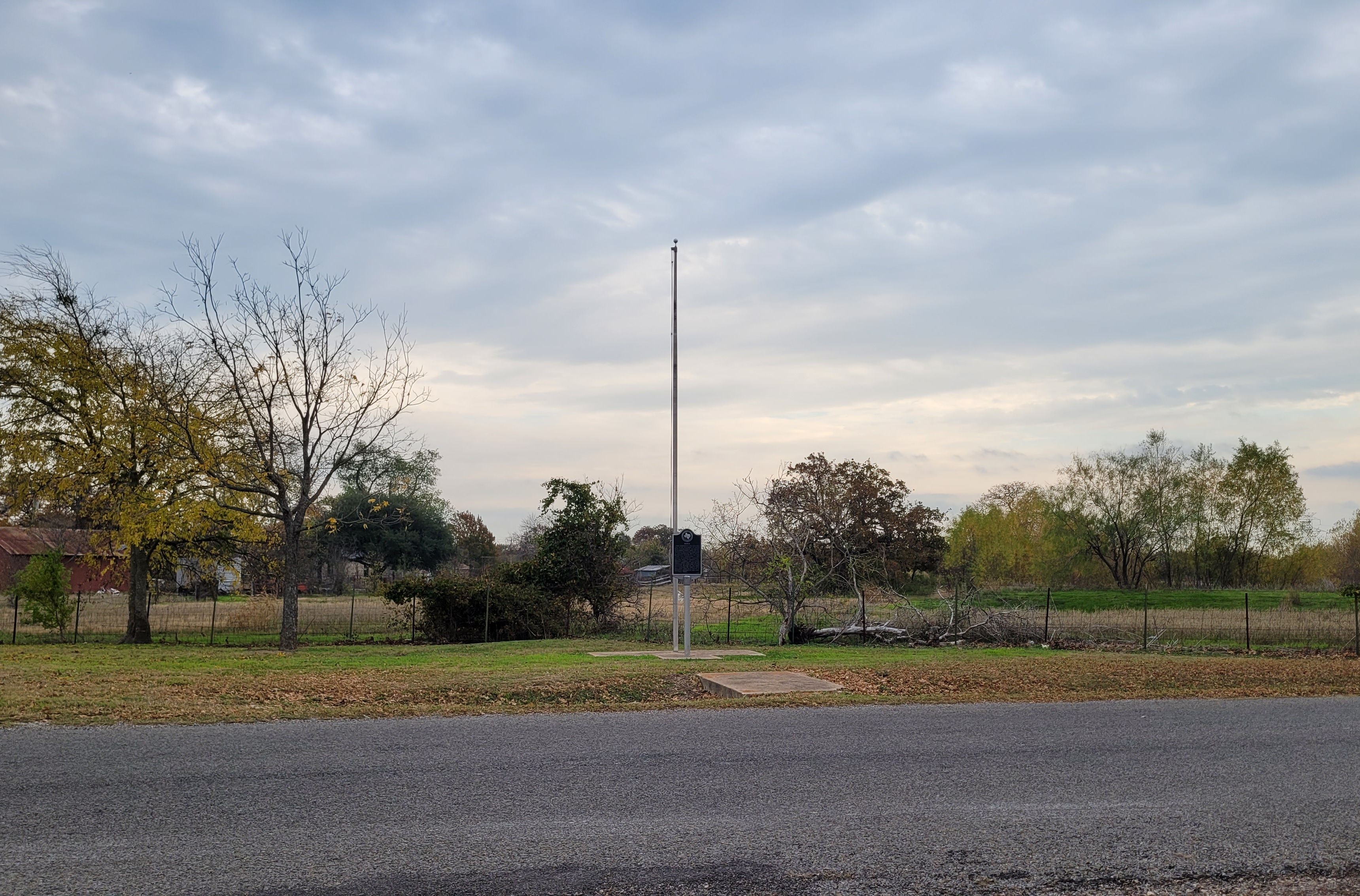Photo: The view of the Ross Marker from across the street
