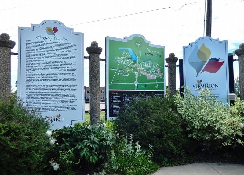 History of Vermilion Historical Marker