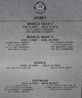 Winter Garden Supreme Sacrifice Memorial, a War Memorial