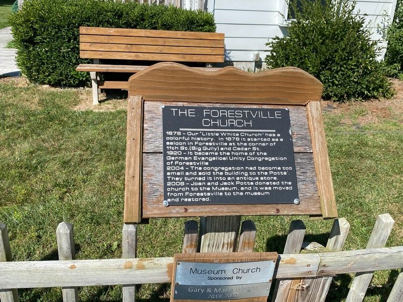 The Forestville Church Historical Marker