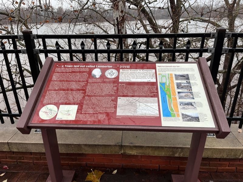 a Town laid out called Lamberton …" [1773] Historical Marker