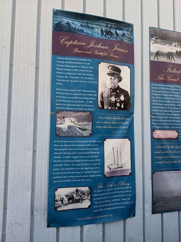 Captain Joshua James Historical Marker