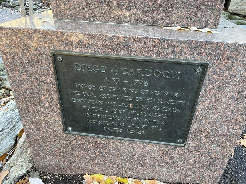 Diego de Gardoqui, a War Memorial