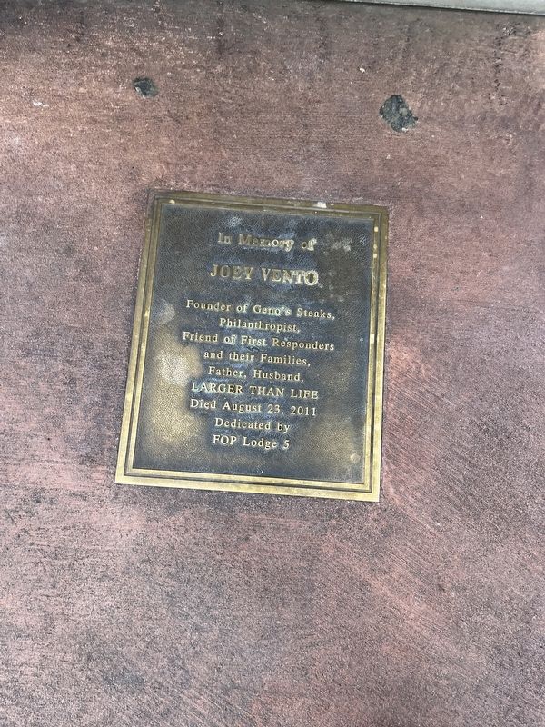 Joey Vento Historical Marker