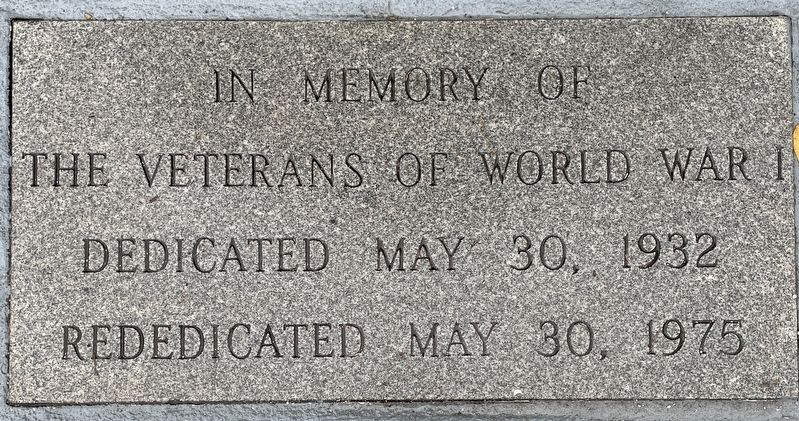 World War I Veterans Memorial, a War Memorial