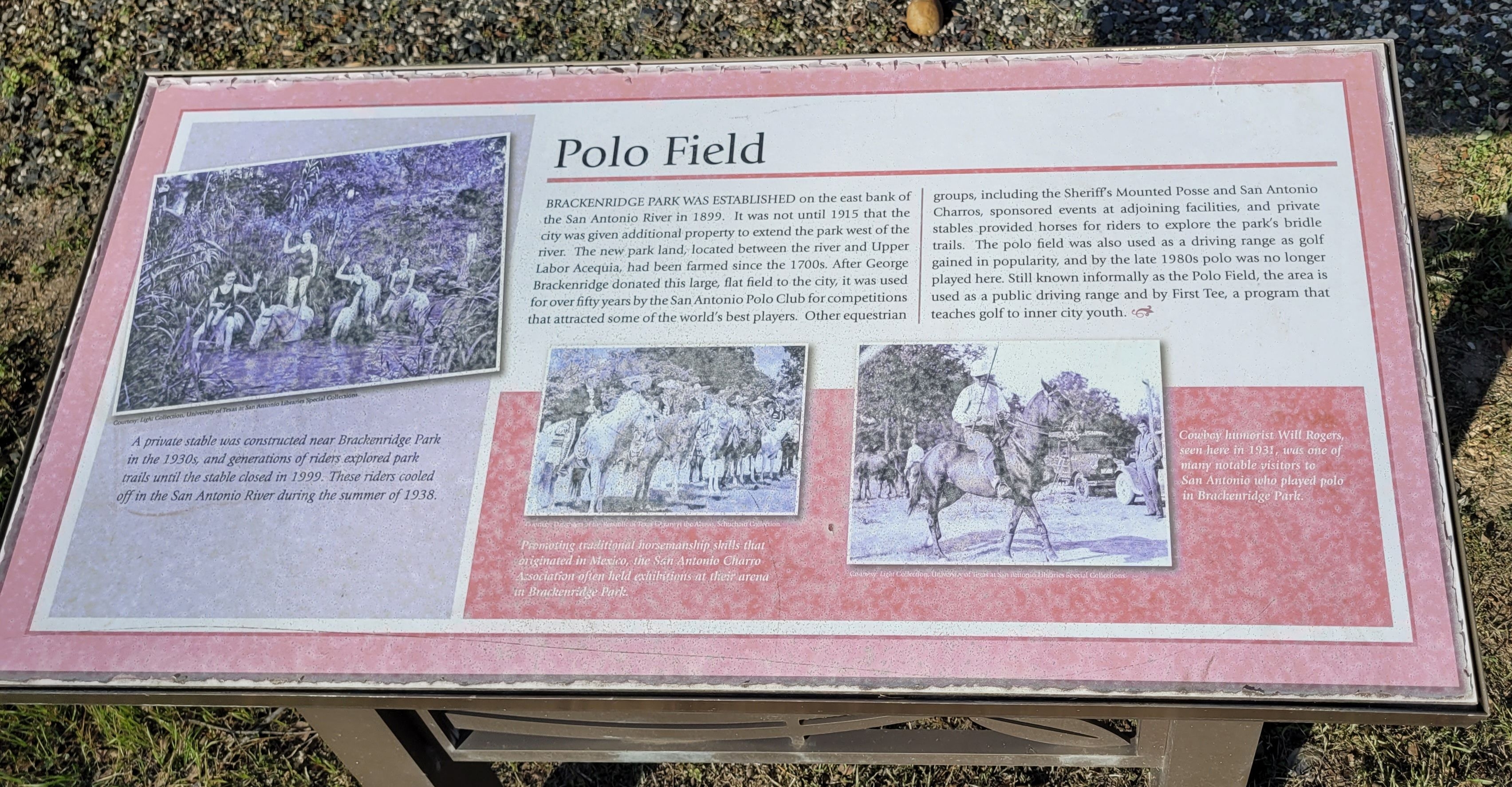 Photo: Polo Field Marker